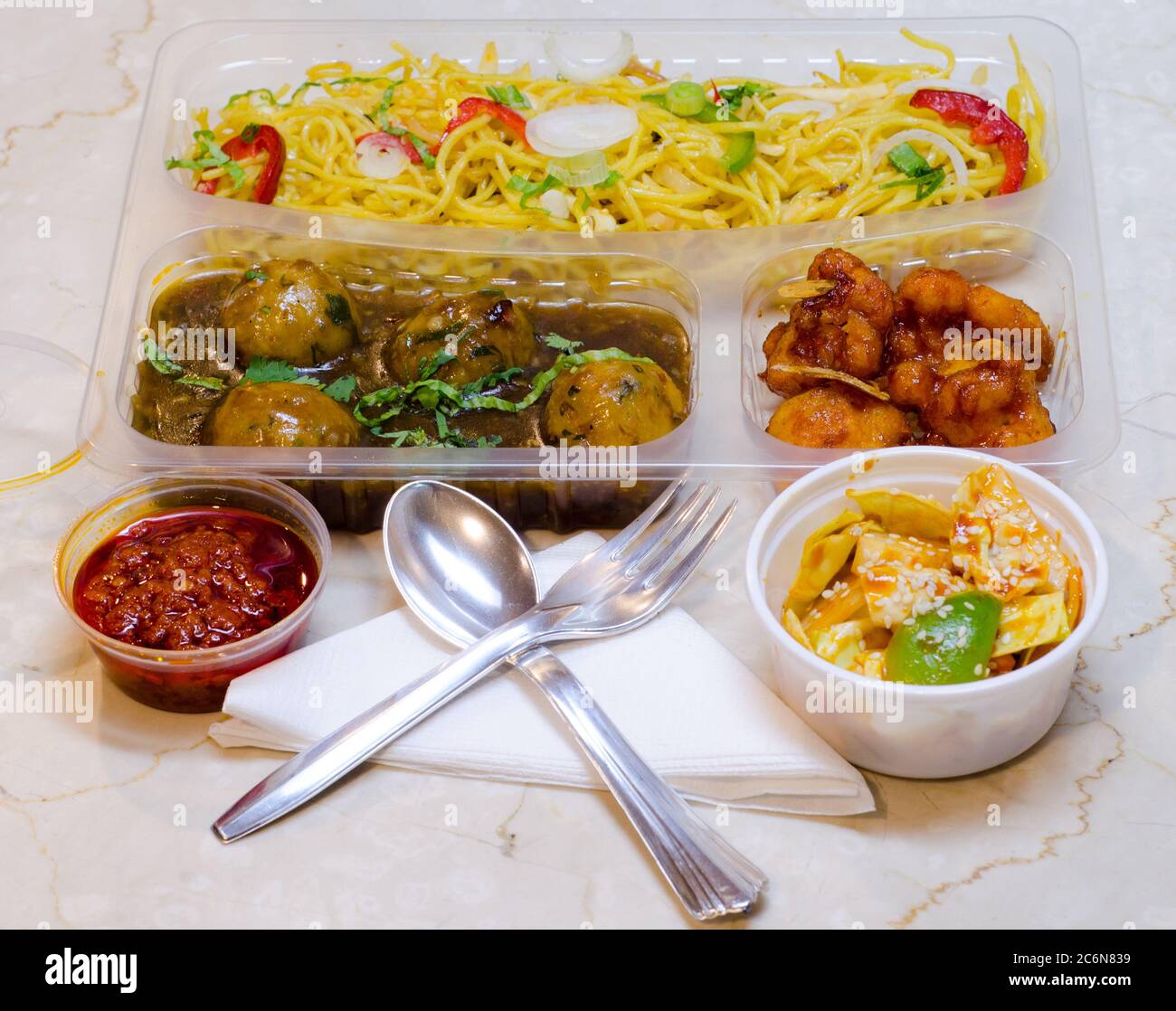 Tasty complete meal with great presentation Stock Photo - Alamy