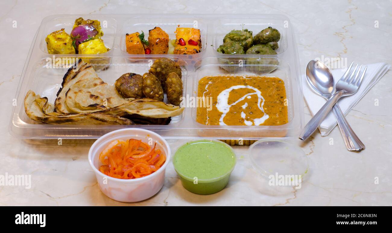 Tasty complete meal with great presentation Stock Photo - Alamy