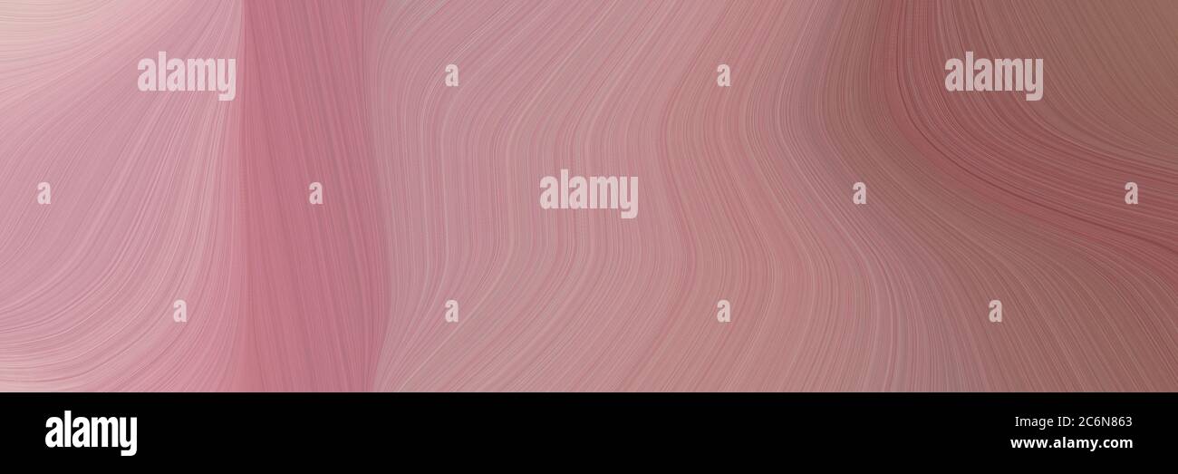 abstract decorative header design with rosy brown, pastel brown and ...