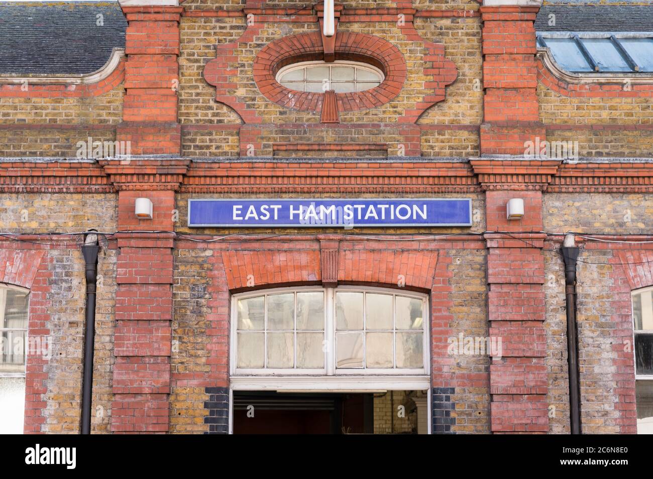 Outside East Ham Tube Station, London Stock Photo - Alamy