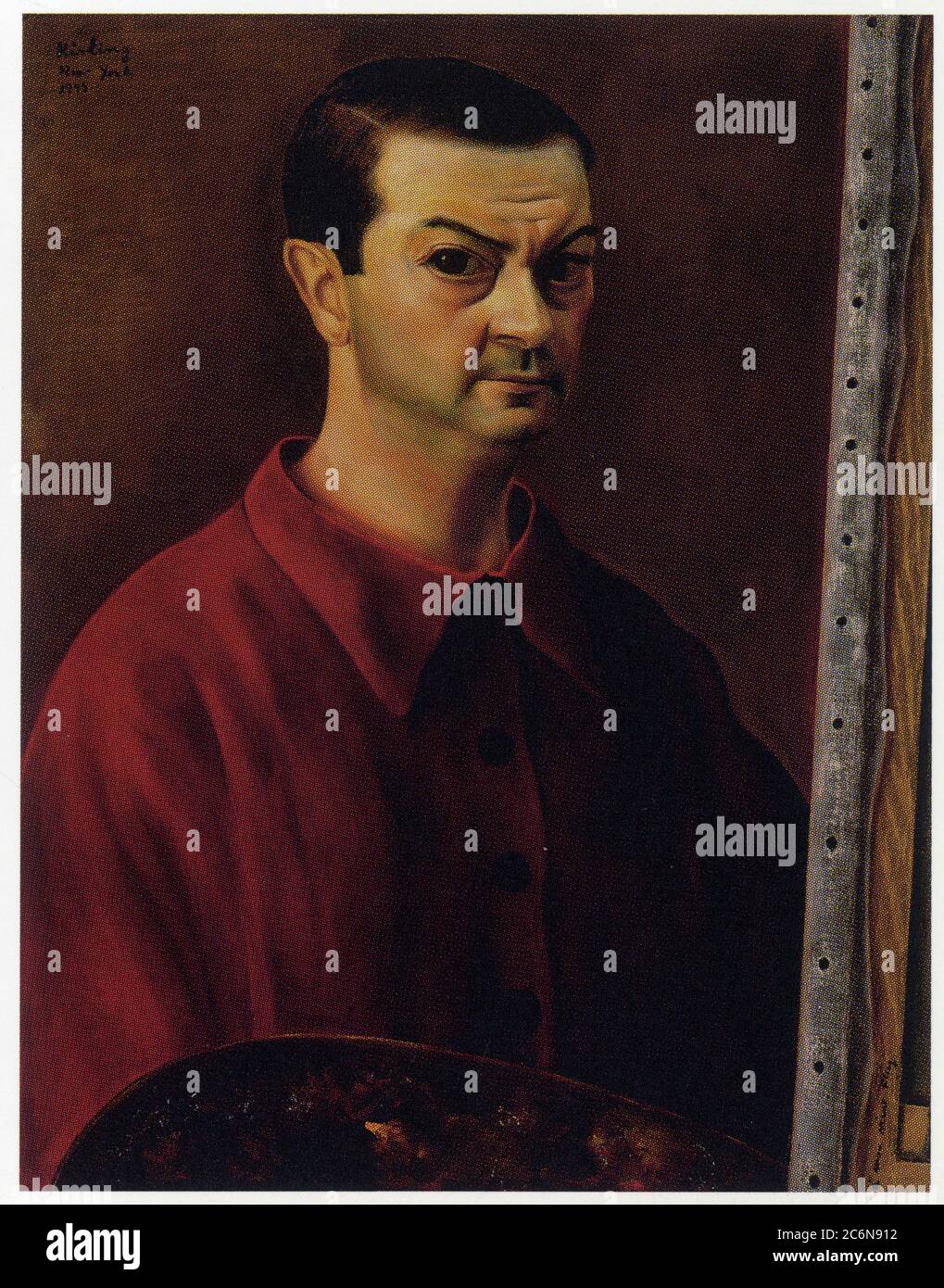 MOISE KISLING. AUTOPORTRAIT. 1944. HUILE SUR TOILE. 75 X 60 CM Stock ...