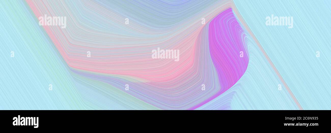 abstract artistic designed horizontal header with powder blue, orchid ...