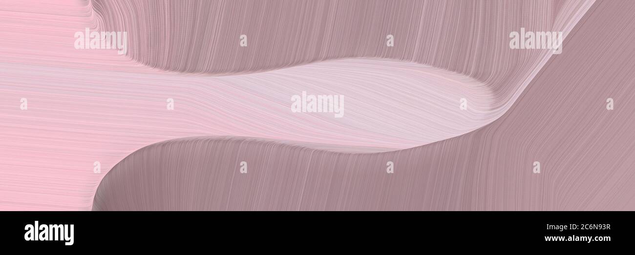 abstract surreal banner with rosy brown, pastel pink and baby pink ...