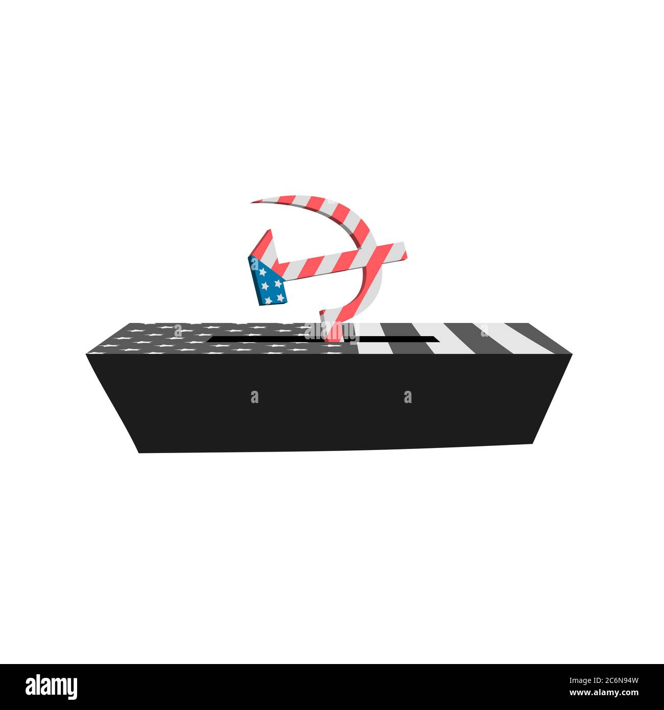 Ballot box usa 2020 Cut Out Stock Images & Pictures - Alamy
