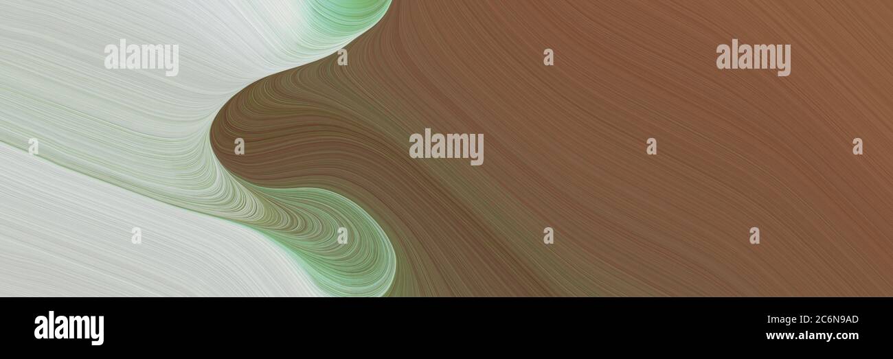 abstract moving header with pastel gray, pastel brown and dark sea ...