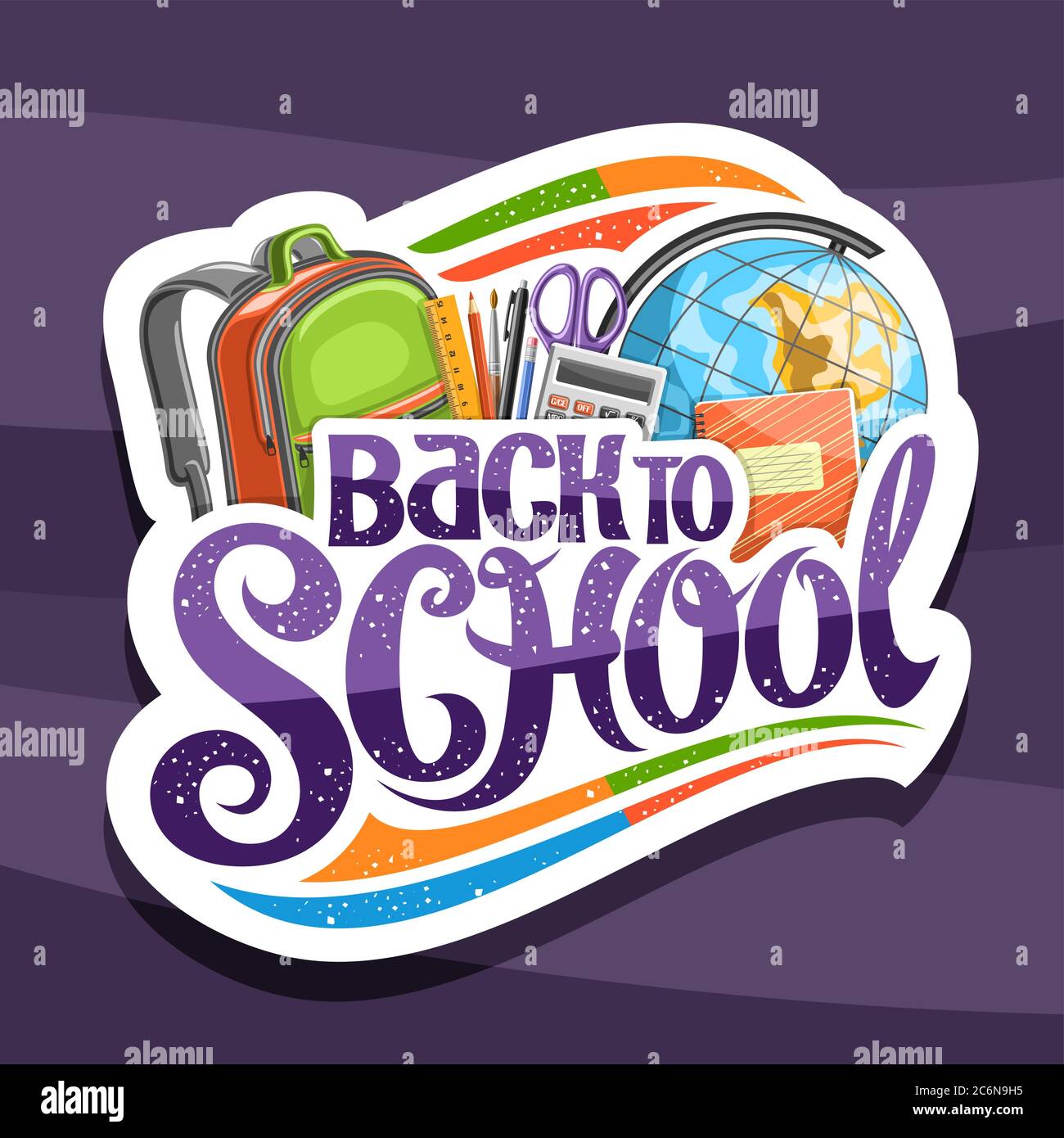 Back to school logo hi-res stock photography and images - Alamy