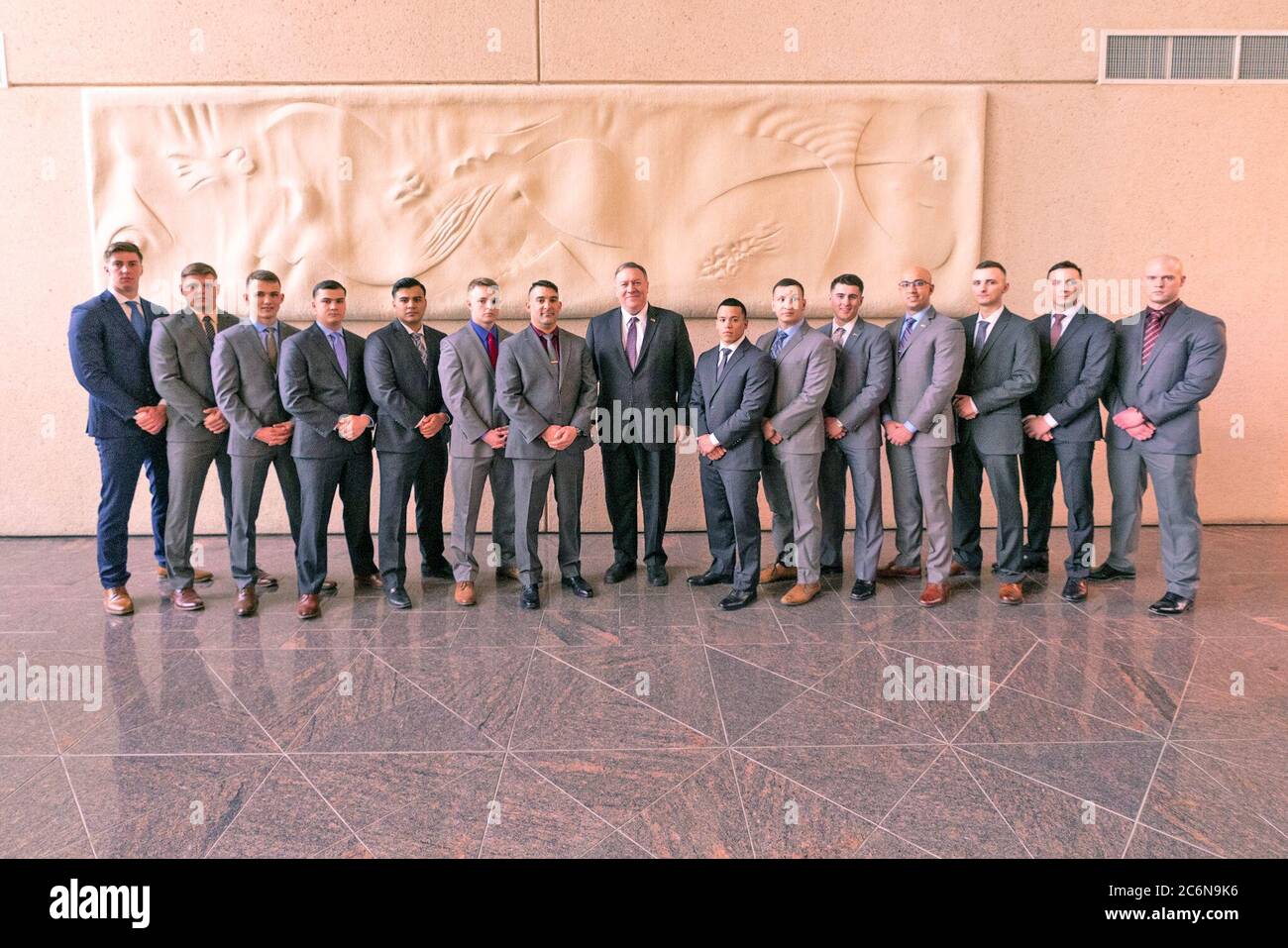 Secretary of State Michael R. Pompeo meets with the Marine Security ...