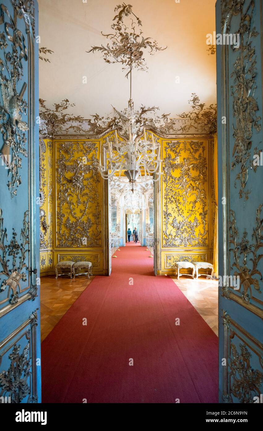 Munich. Germany - July 27, 2018: The refined internal rooms of the ...