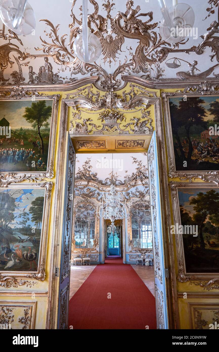 Munich. Germany - July 27, 2018: The refined internal rooms of the ...