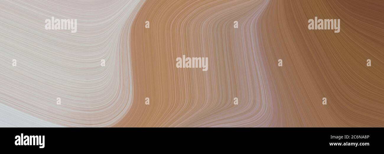 abstract moving header design with pastel brown, silver and rosy brown ...