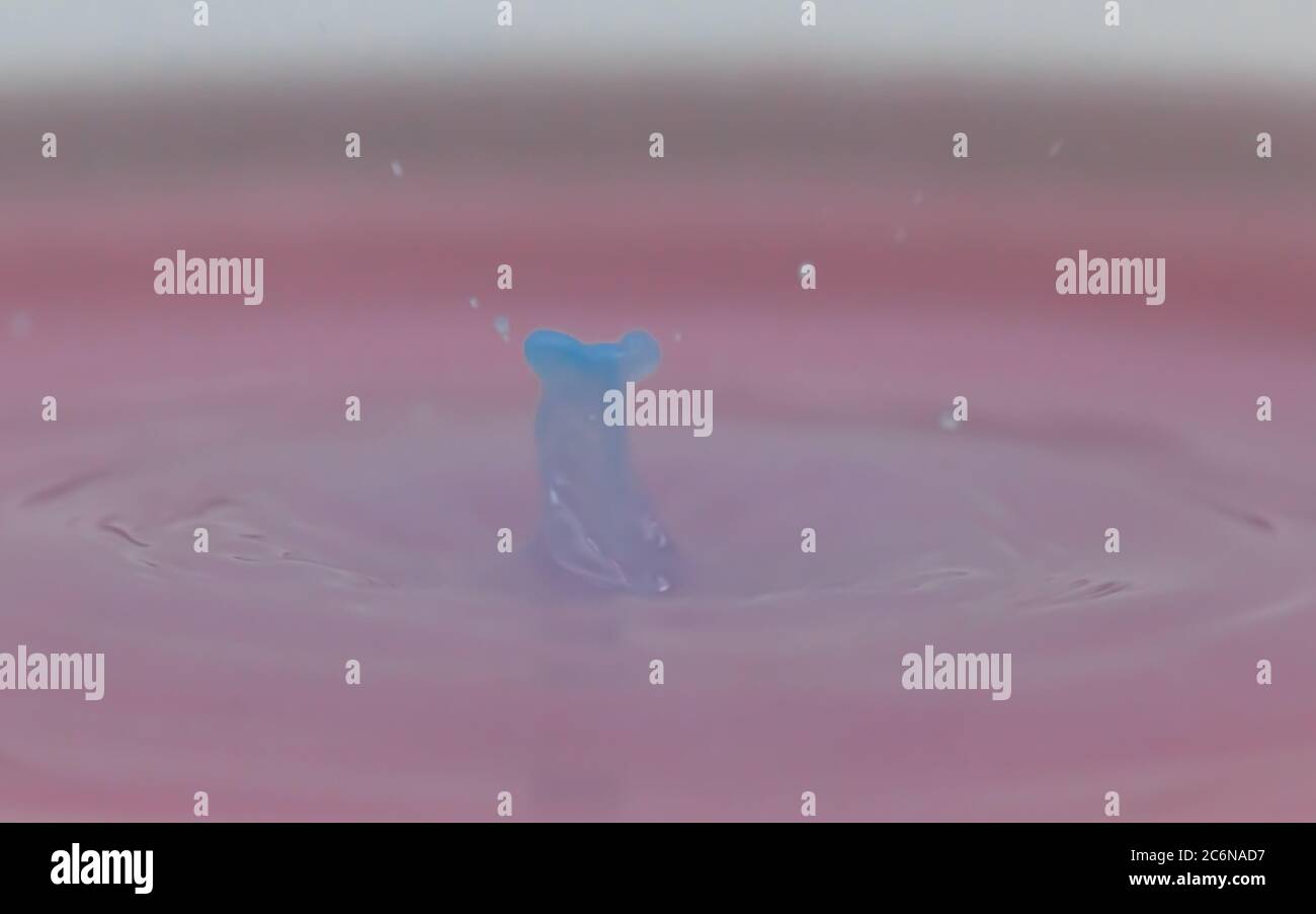 Light blue color drop hi-res stock photography and images - Alamy