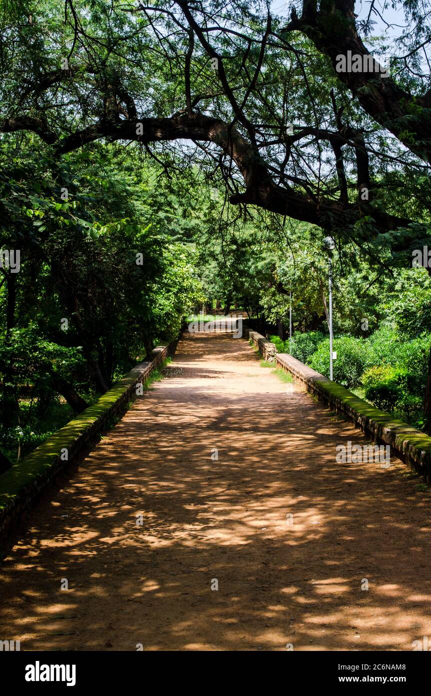 Pathway in a park hi-res stock photography and images - Alamy