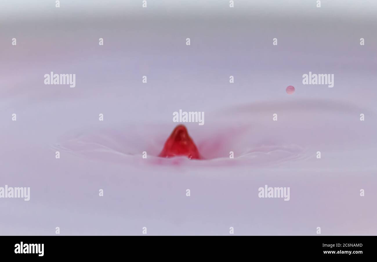 Red color drop hi-res stock photography and images - Alamy