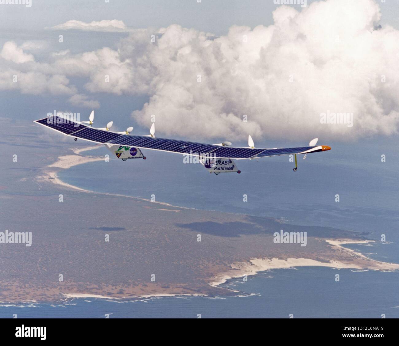 Pathfinder-Plus on a flight over the Hawaiian island of N'ihau in 1998 ...