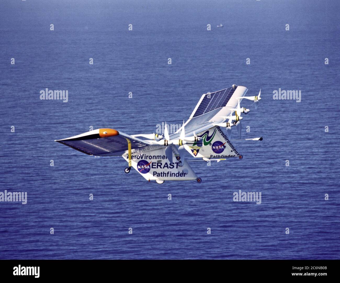 Pathfinder-Plus on a flight in 1998 over Hawaiian waters Stock Photo ...
