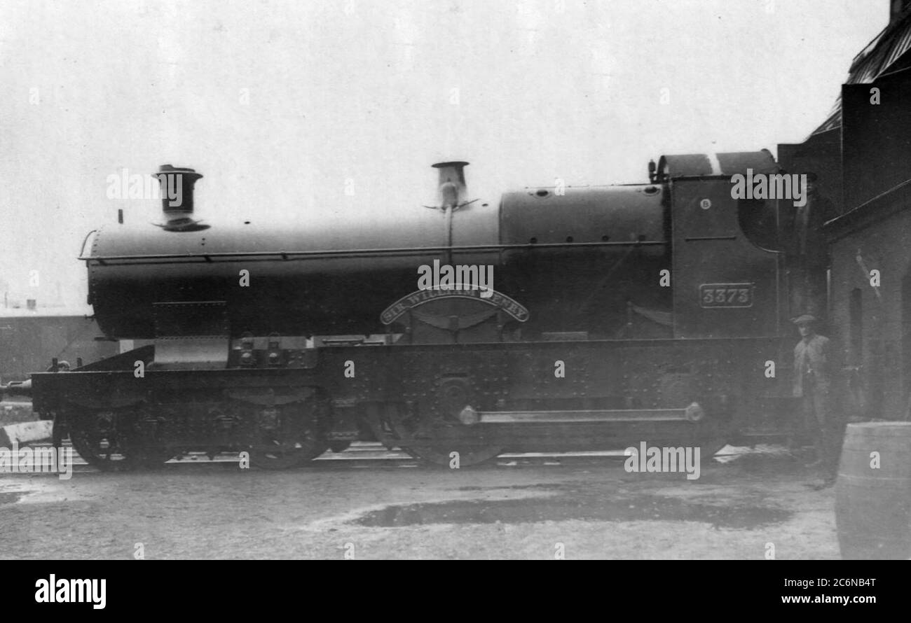 GWR 3300 straight-framed 'Bulldog' class 3373 Sir William Henry ...