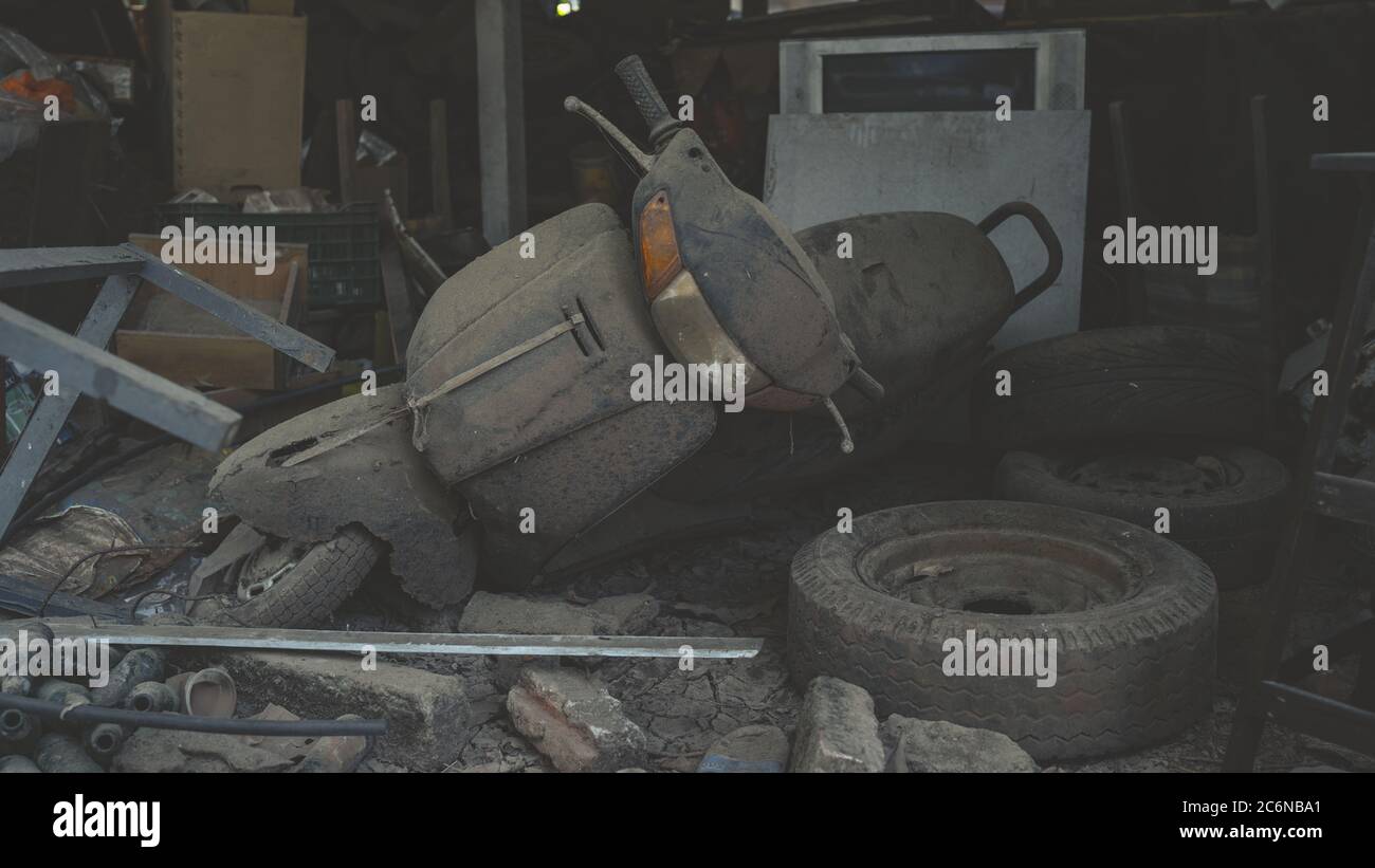 Junk motorcycle hi-res stock photography and images - Alamy