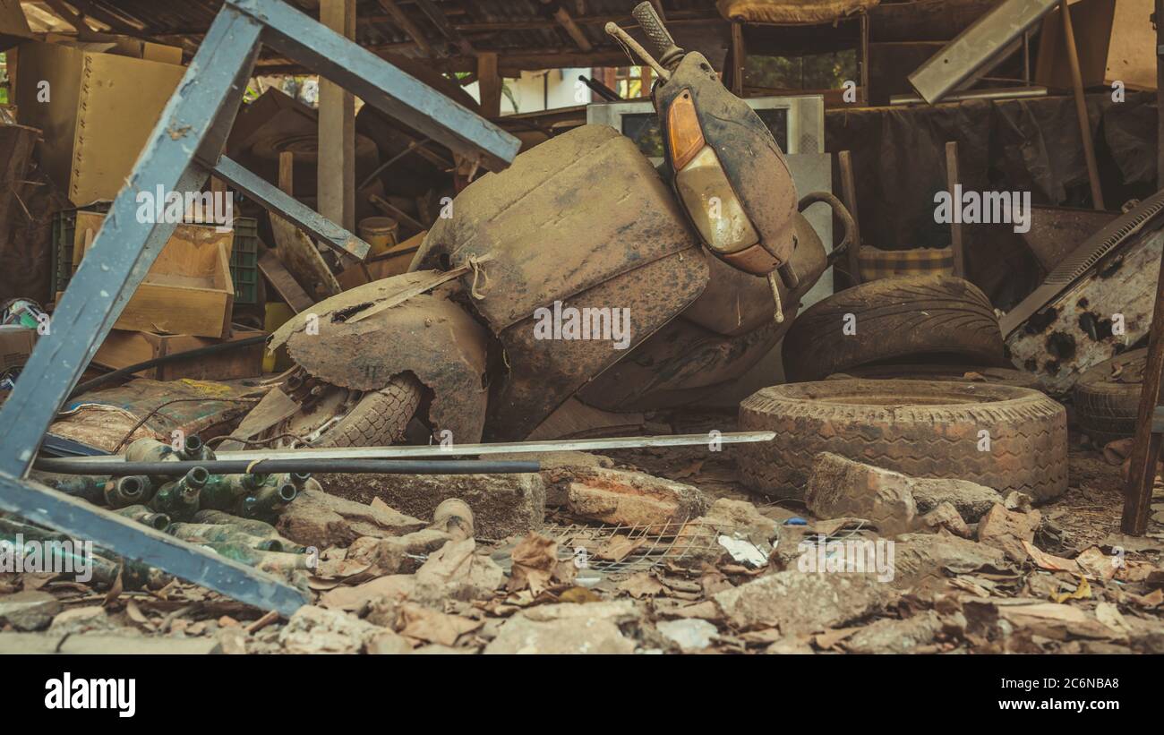 Junk motorcycle hi-res stock photography and images - Alamy