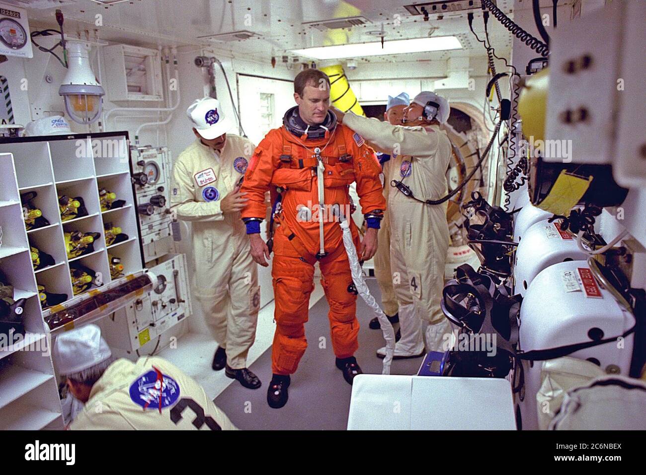 Sts 94 astronaut hi-res stock photography and images - Alamy