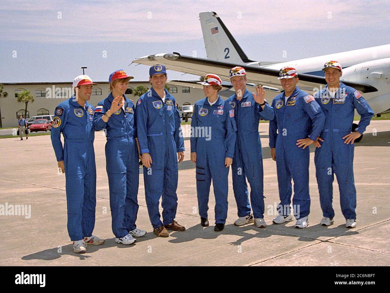 STS-83 crew departure from Patrick Air Force Base Stock Photo - Alamy