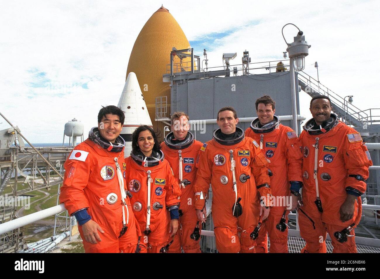 The STS-87 crew participates in Terminal Countdown Demonstration Test ...