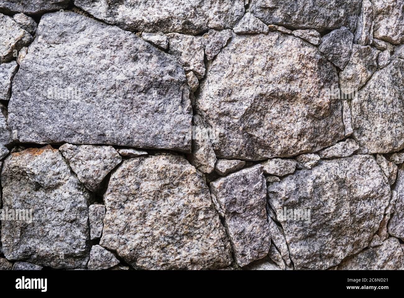 Large gray stone wall texture pattern background Stock Photo - Alamy