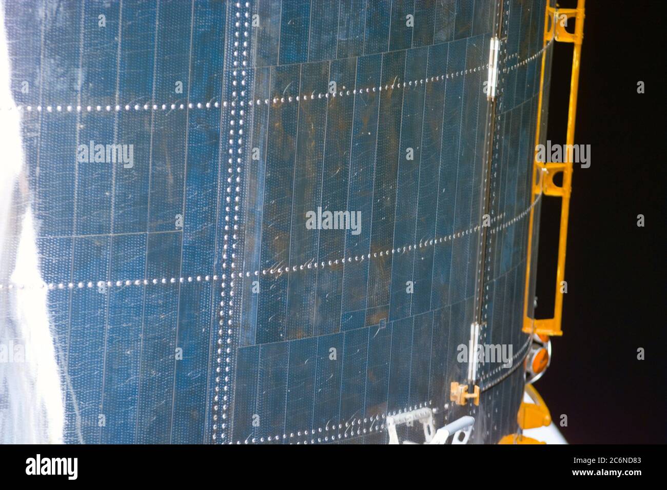 (15 Feb. 1997) --- Close-up view showing a small section of Hubble ...