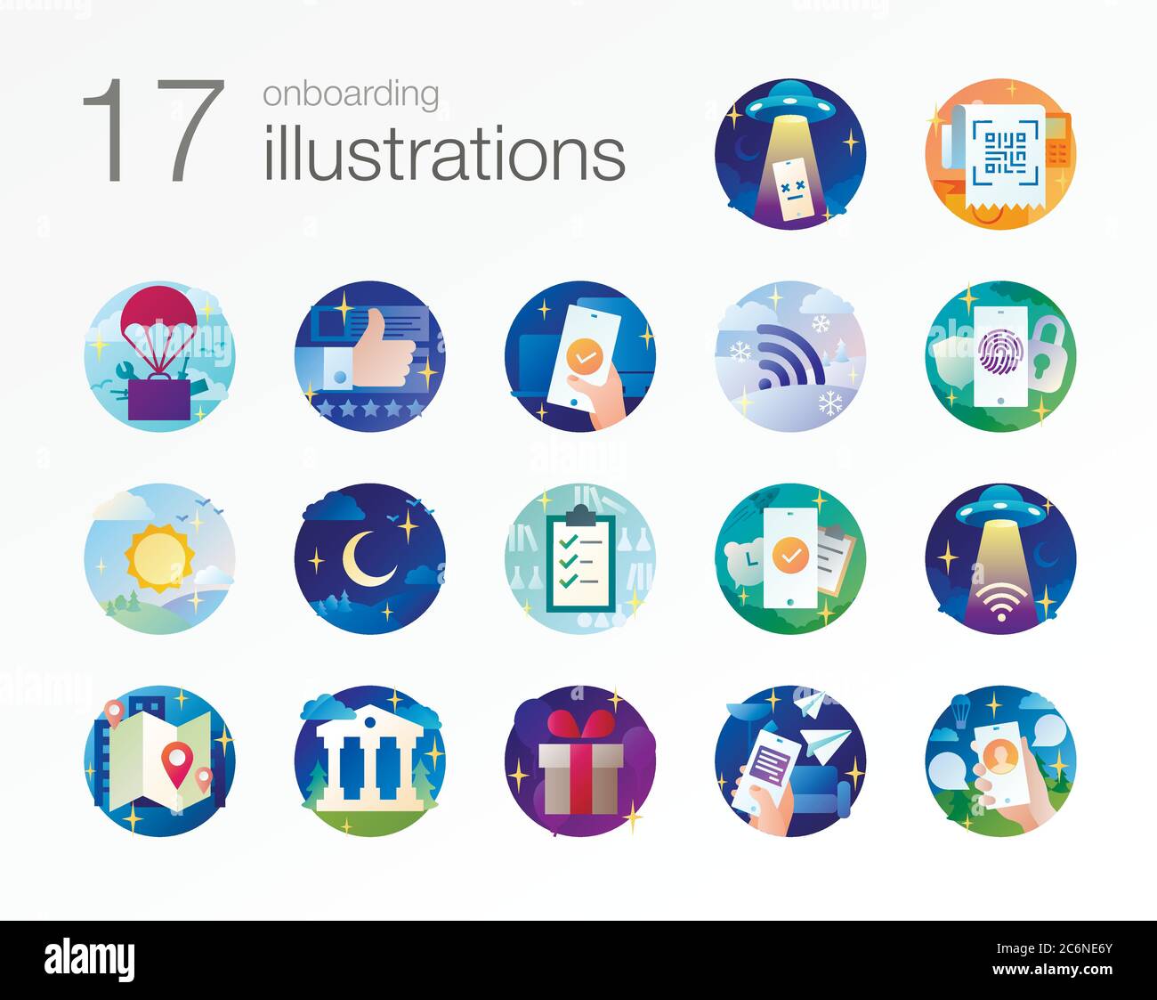 Onboarding vector vectors hi-res stock photography and images - Alamy