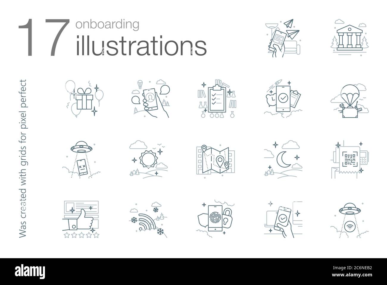 Mobile checklist icons Cut Out Stock Images & Pictures - Alamy