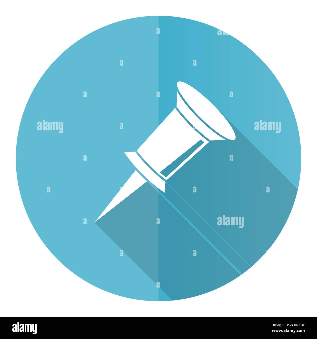 Round pins white background Stock Vector Images - Alamy