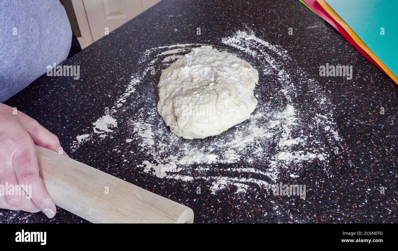 Step step preparing kitchen counter hi-res stock photography and images ...