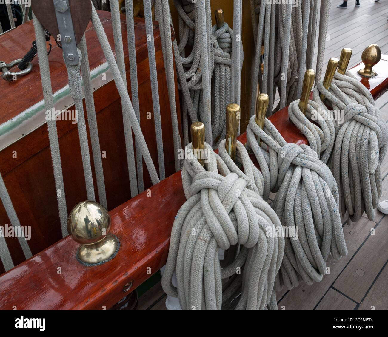 DUBLIN, IRELAND - SEP 08 2019: Mexican sailing ship ARM Cuauhtemoc in ...