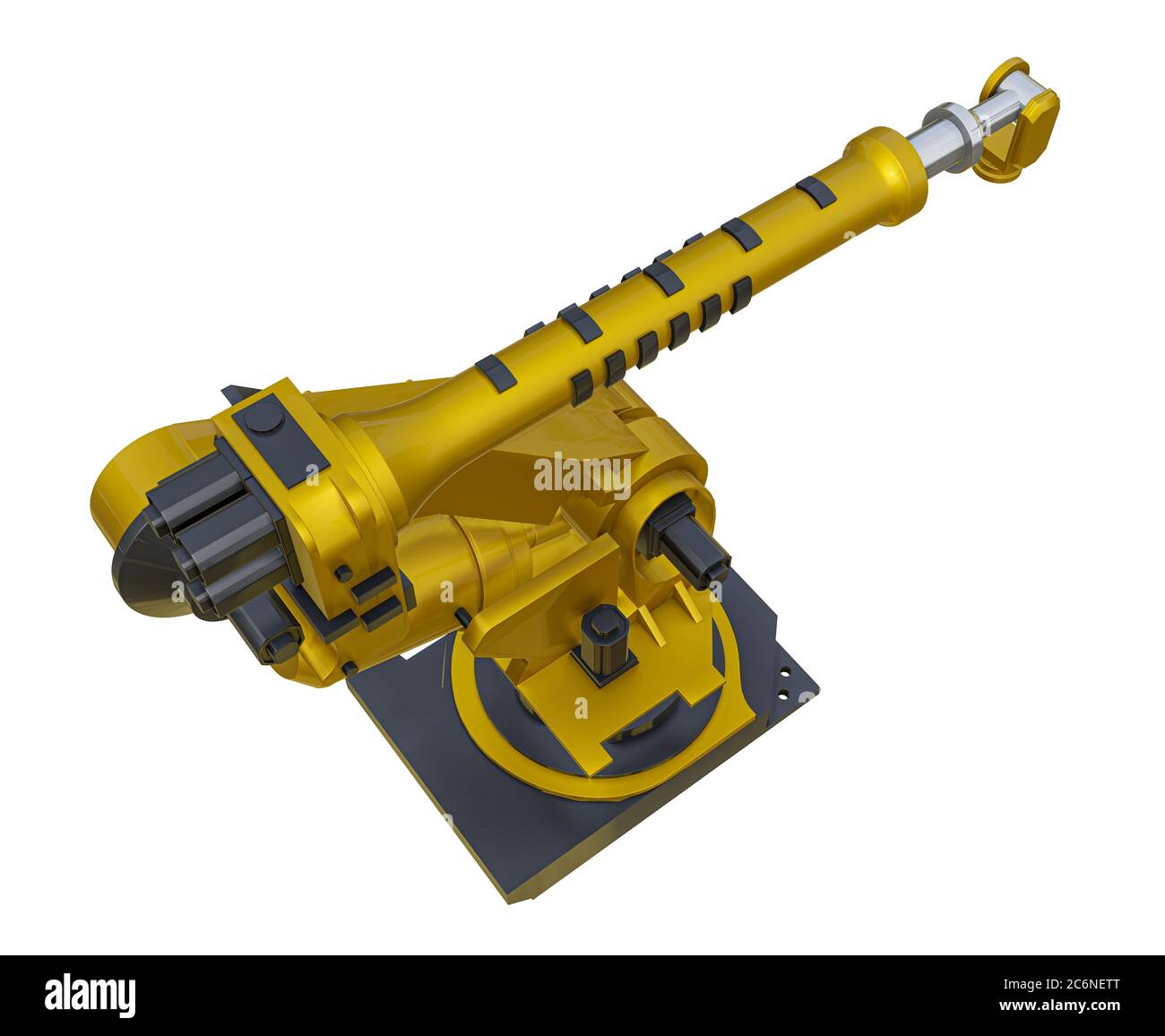 Yellow robot arm for industry Stock Photo - Alamy