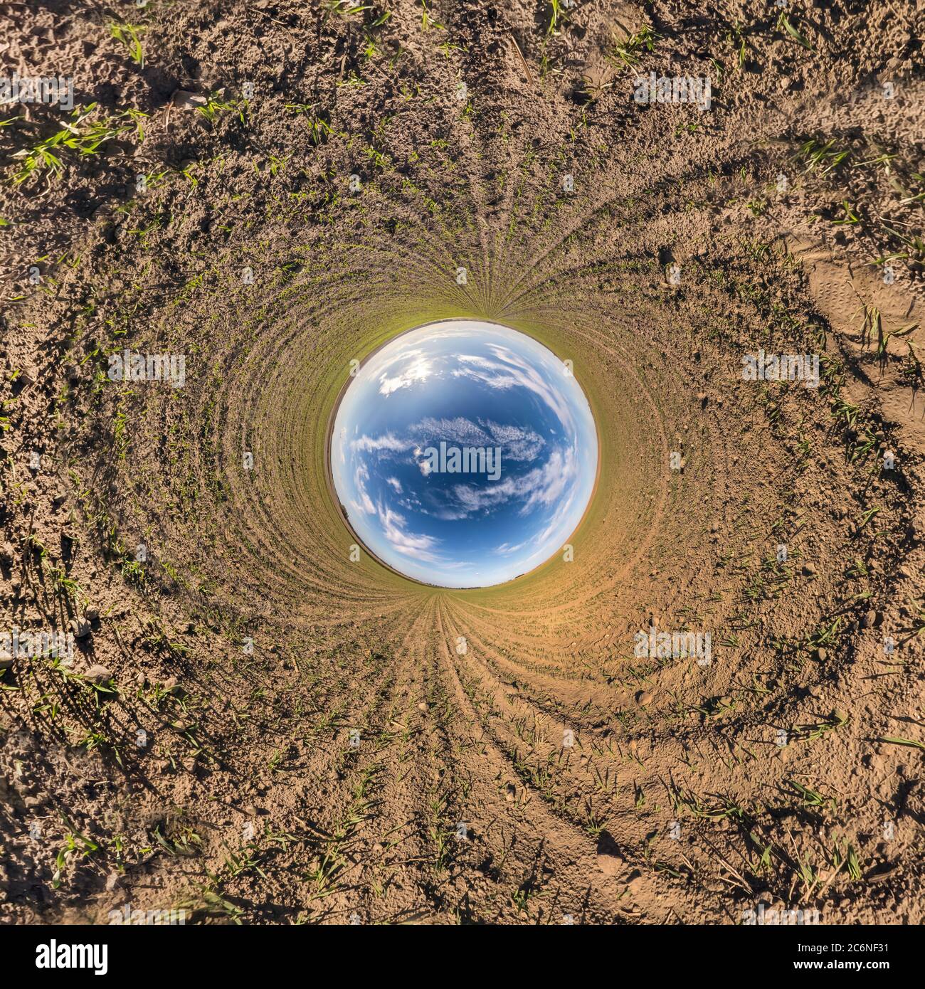 Inversion of little planet transformation of spherical panorama 360 ...