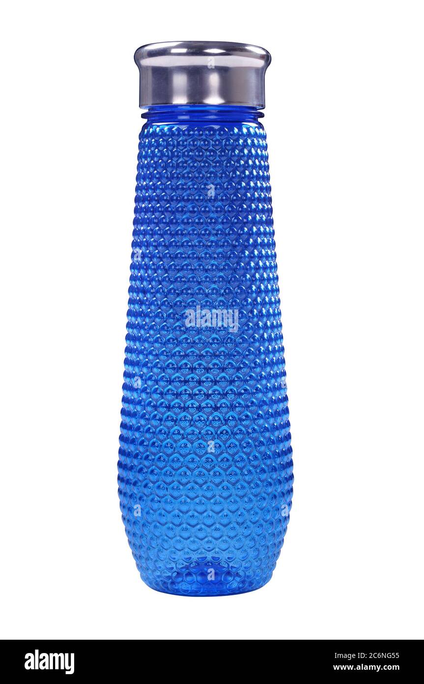 Plastic blue bottle Stock Photo - Alamy