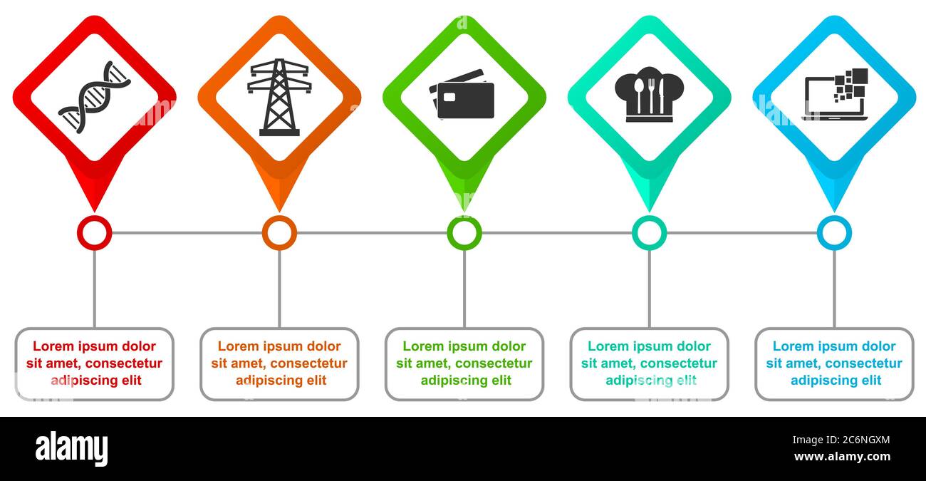 Infographic vector template for presentation, diagram, business concept ...