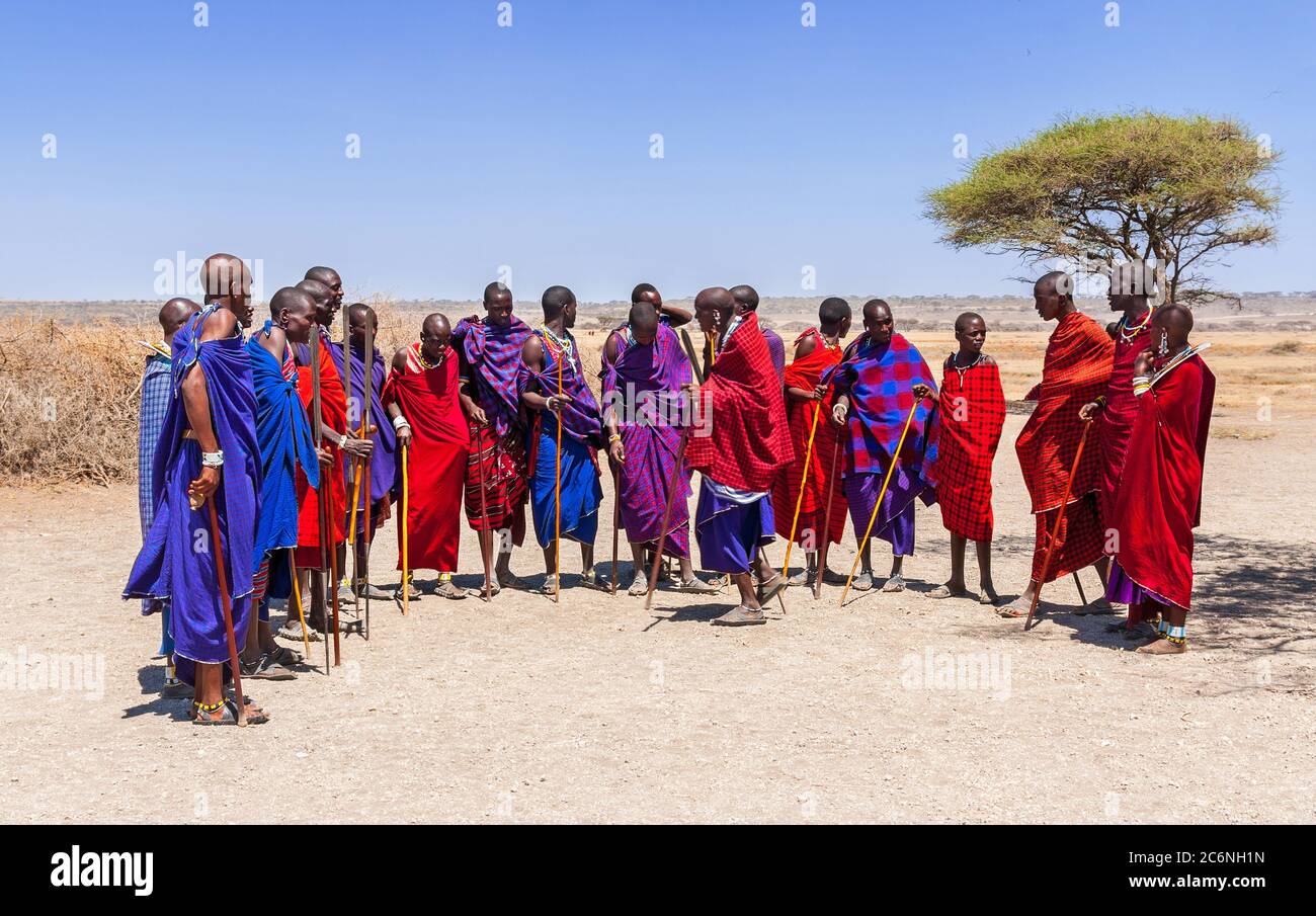 Masai tribal land hi-res stock photography and images - Alamy