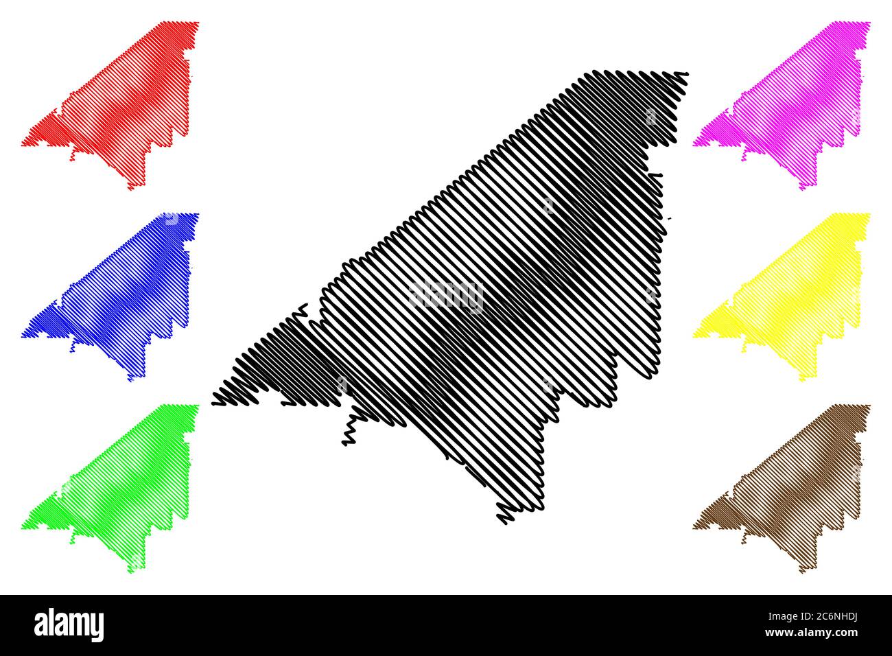 Peach map hi-res stock photography and images - Alamy