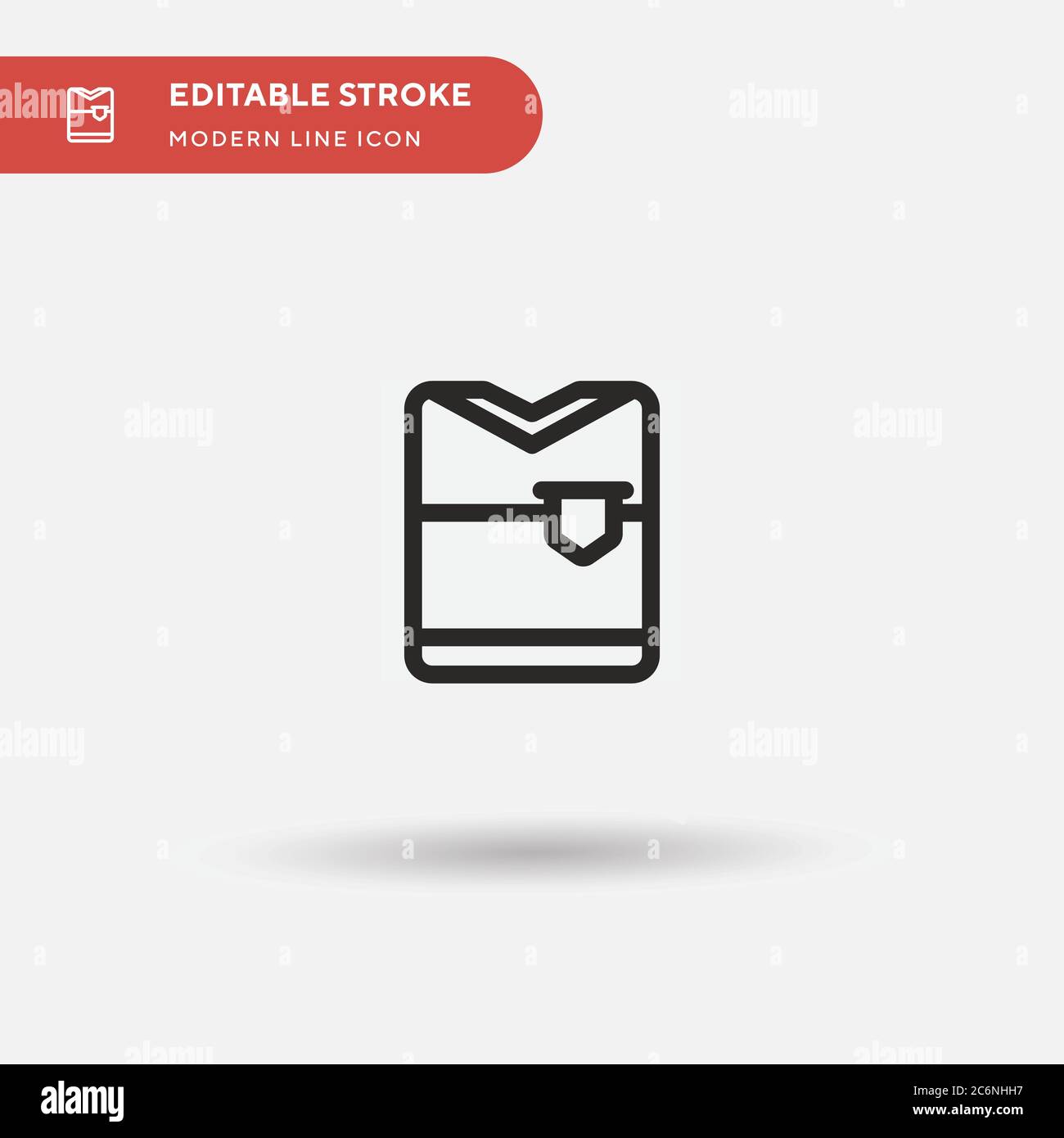 Sweater Simple vector icon. Illustration symbol design template for web ...