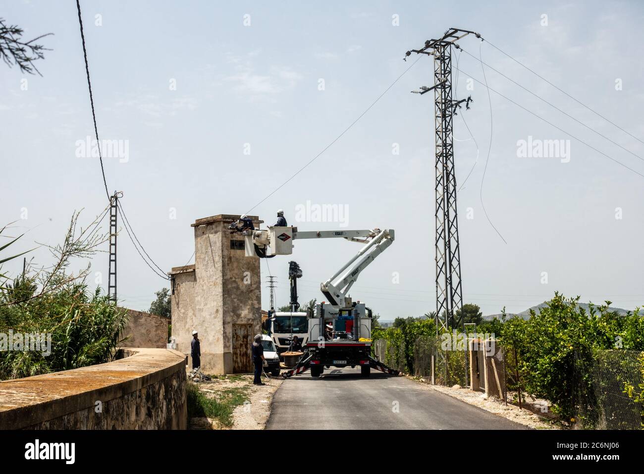 Electrical power line hi-res stock photography and images - Alamy