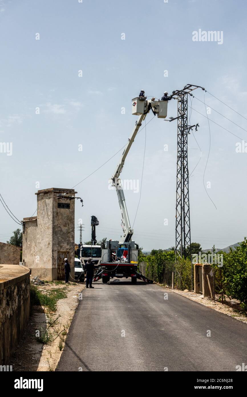 Electrical power line hi-res stock photography and images - Alamy