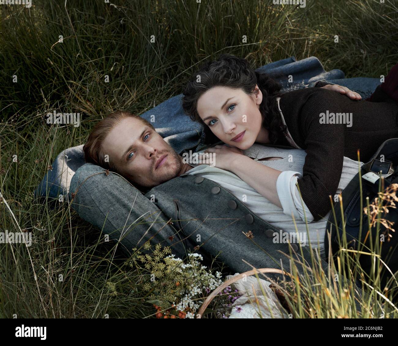 CAITRIONA BALFE and SAM HEUGHAN in OUTLANDER (2014), directed by BRIAN ...