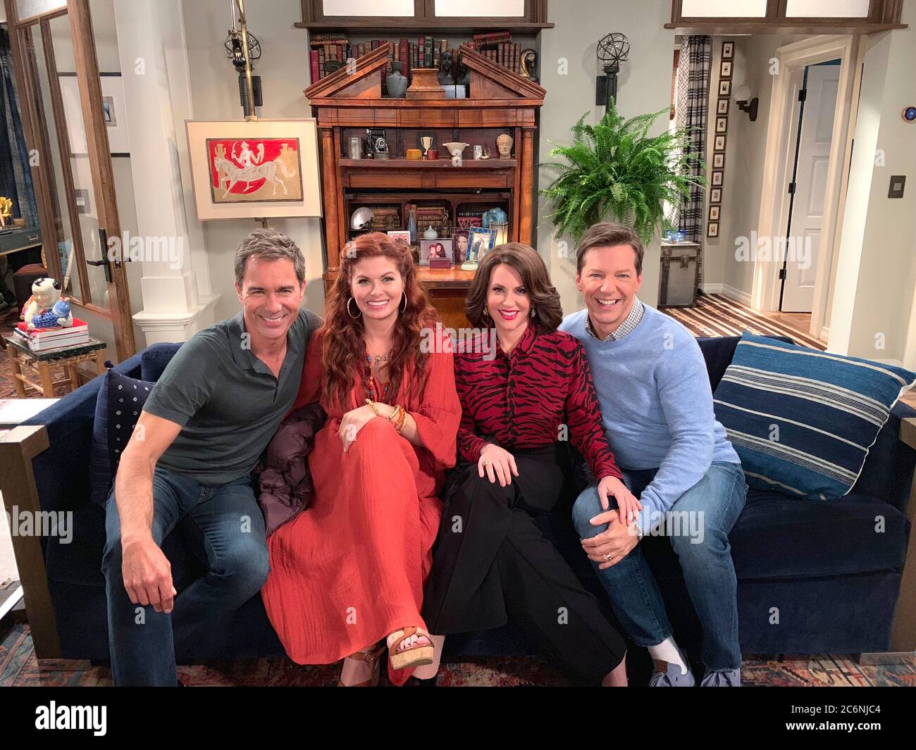 Debra messing eric mccormack 1990s hi-res stock photography and images ...