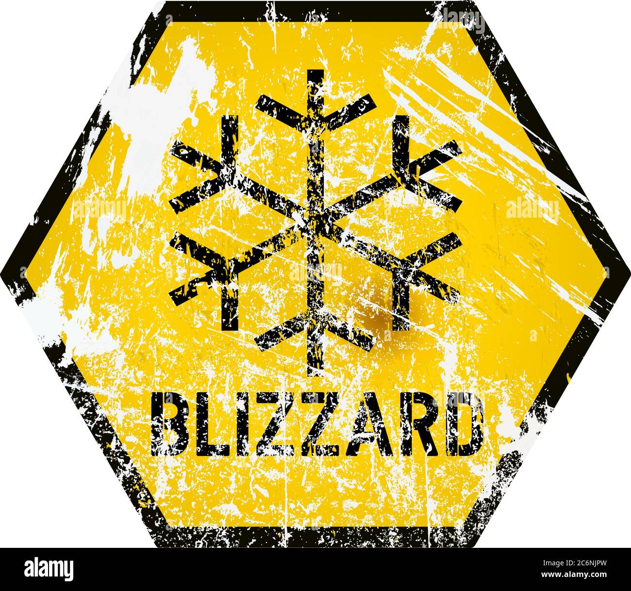 winter warning sign, vector illustration, fictional artwork Stock ...
