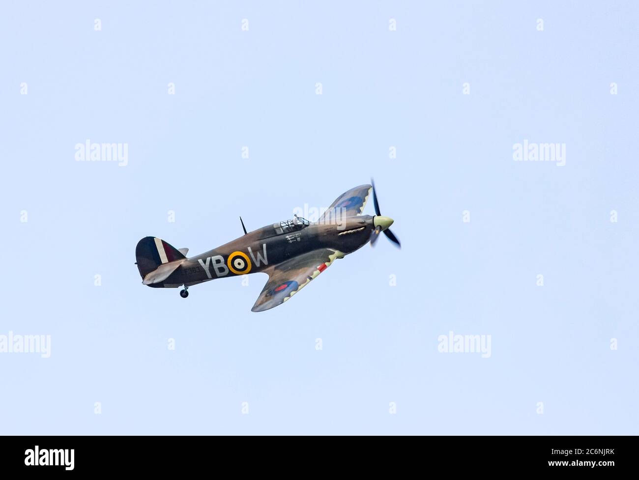 Hawker Hurricane YBW Stock Photo - Alamy