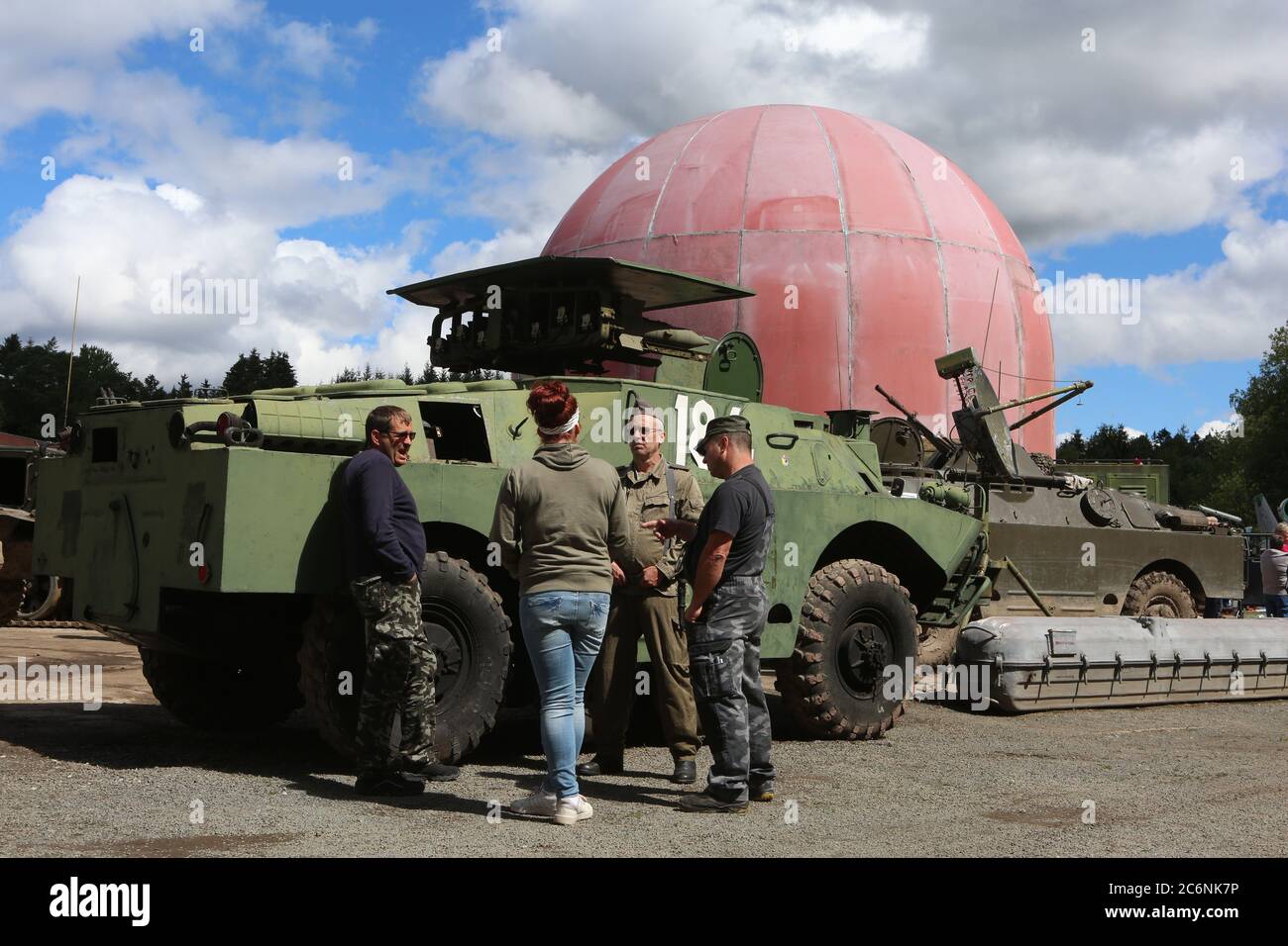 Benneckenstein, Germany. 11th July, 2020. Visitors view military ...