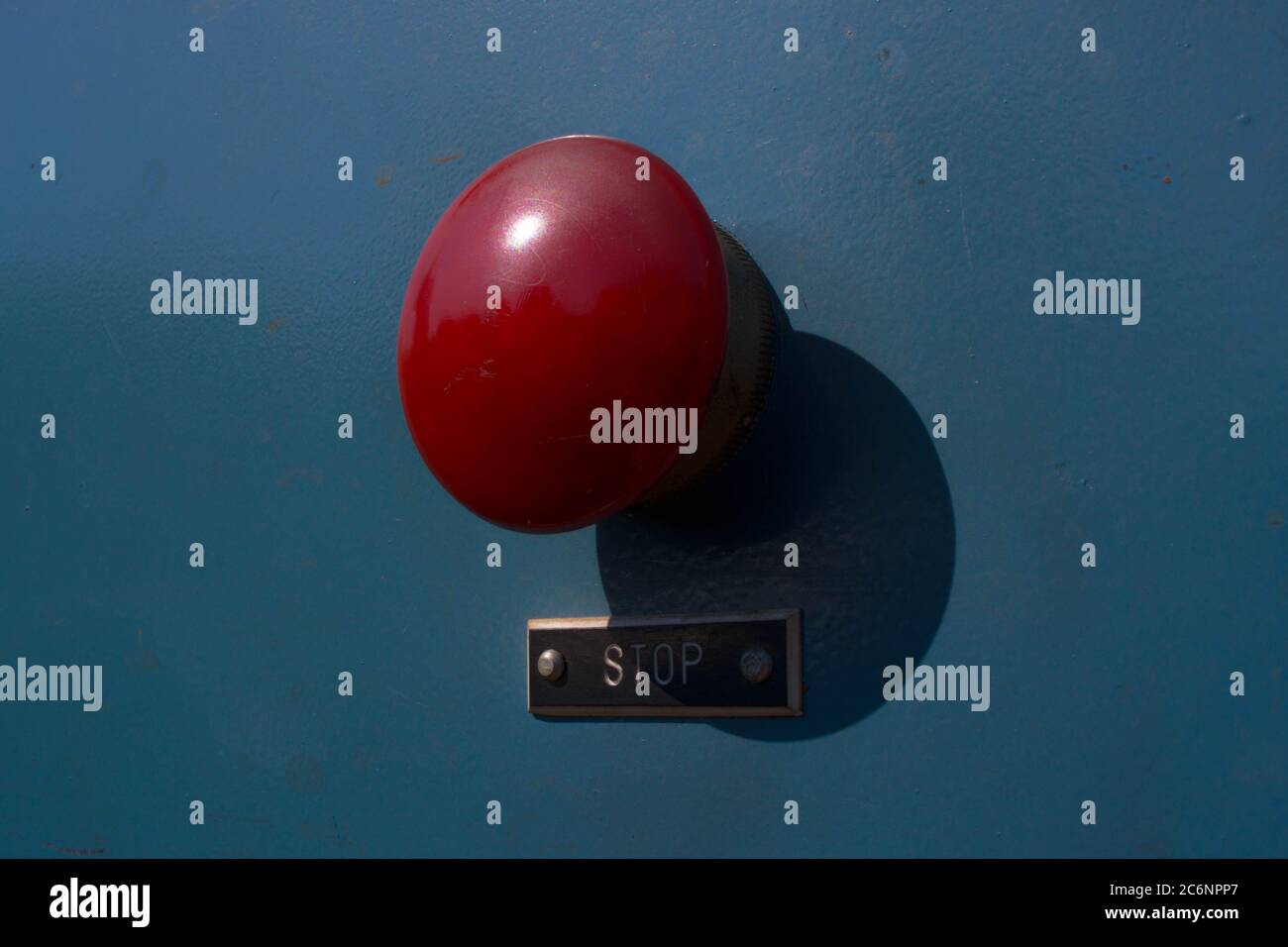Old emergency stop button hi-res stock photography and images - Alamy