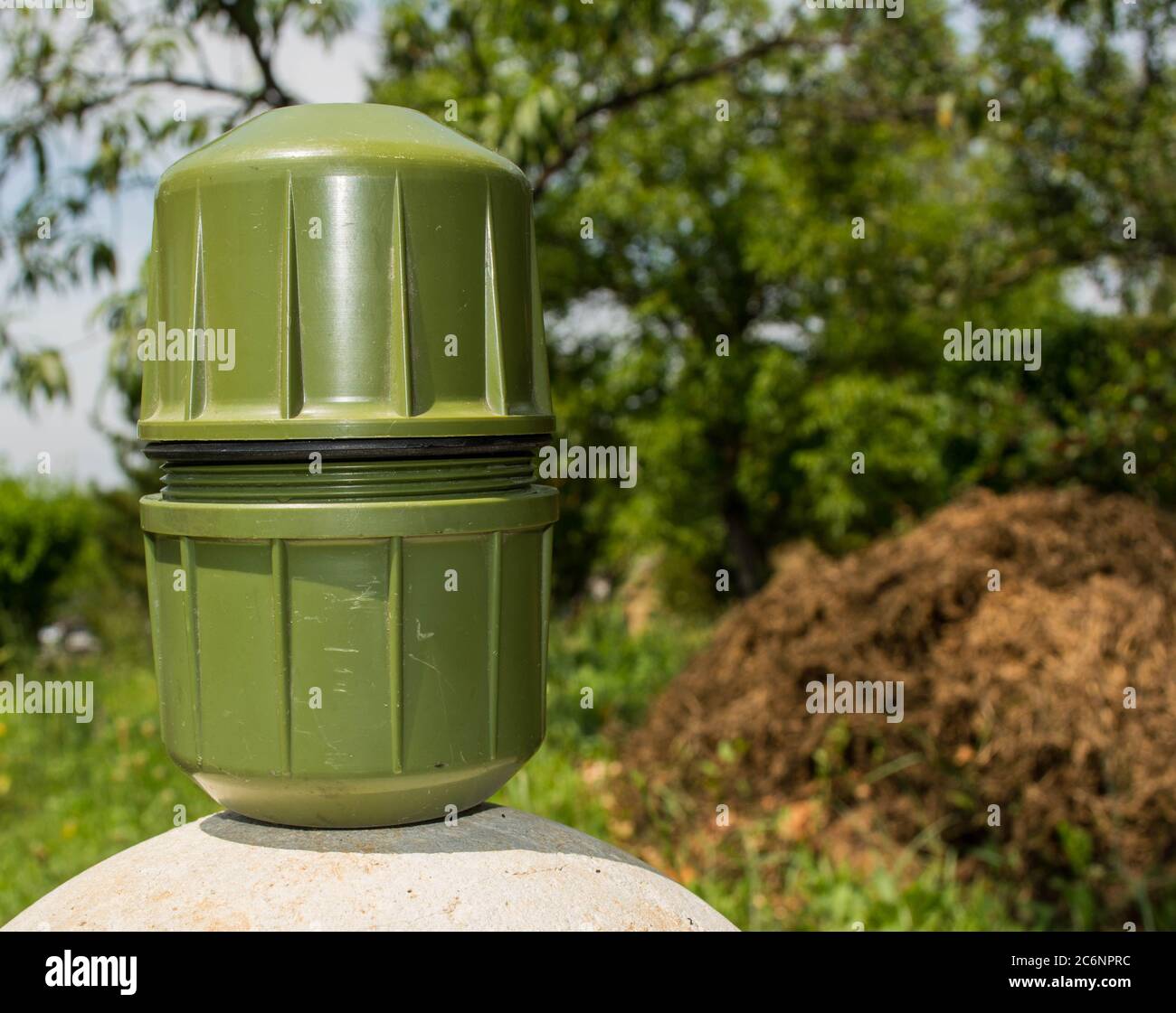 Hand grenade case Stock Photo - Alamy