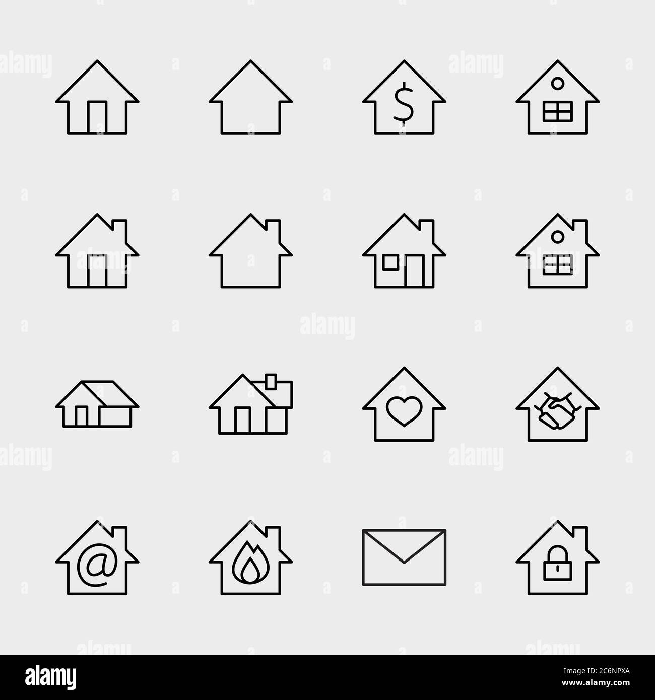 Residential vector icon editable hi-res stock photography and images ...