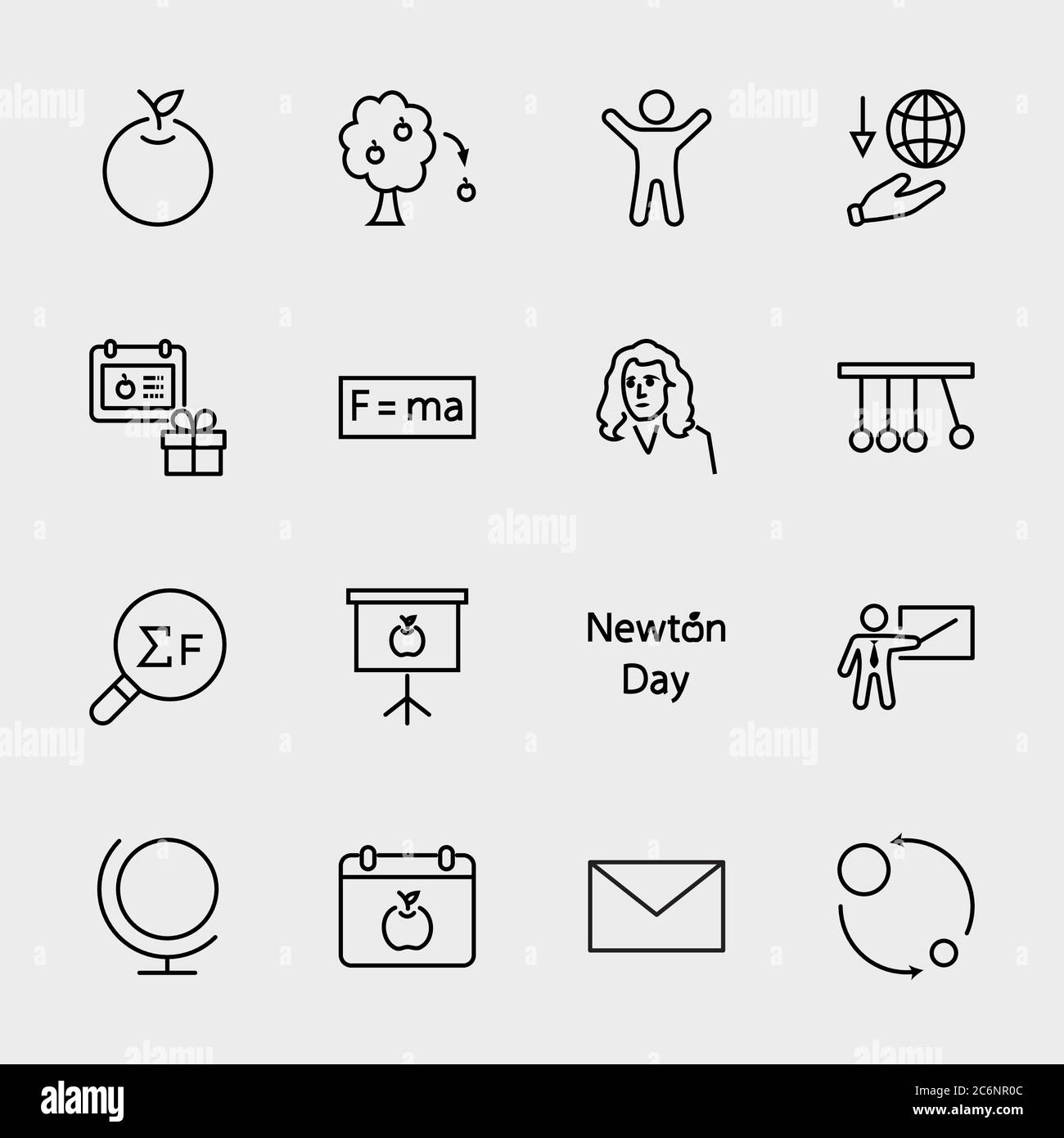 Isaac newton Stock Vector Images - Alamy